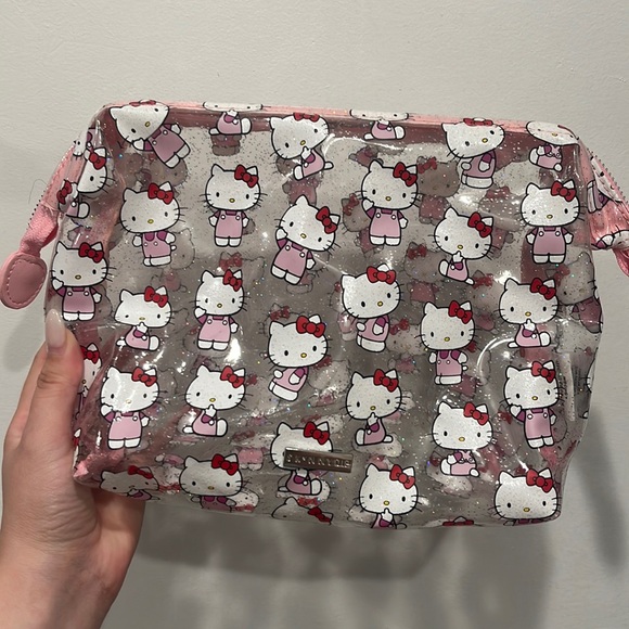 Skinnydip | Bags | Skinnydip X Hello Kitty Clear Glitter Makeup Bag ...